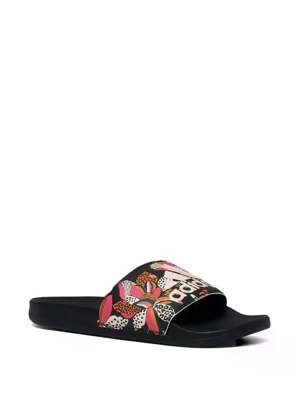 Adidas Adilette Floral Print Slides