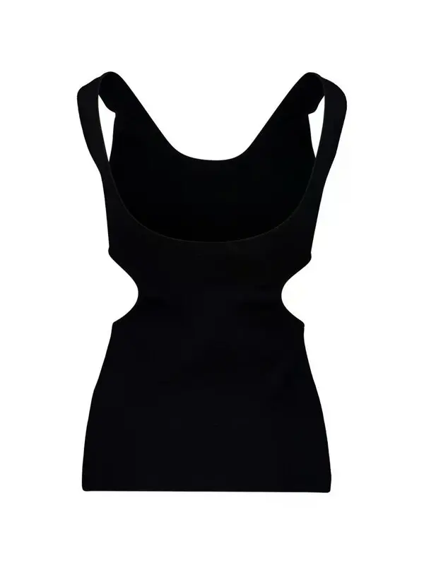 Auralee Ribbed Cut-out Tank Top