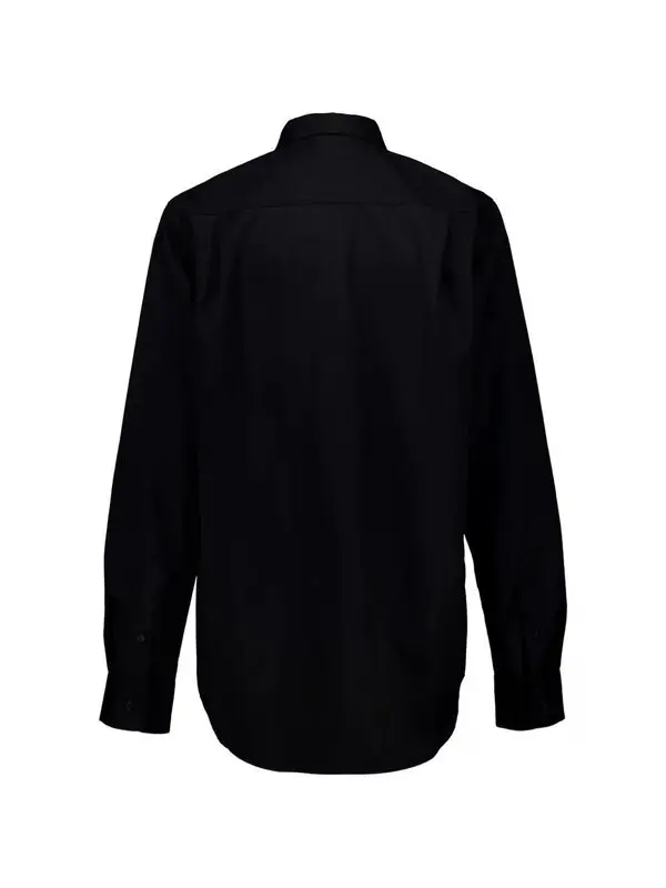 Auralee Wool Flap-pocket Shirt
