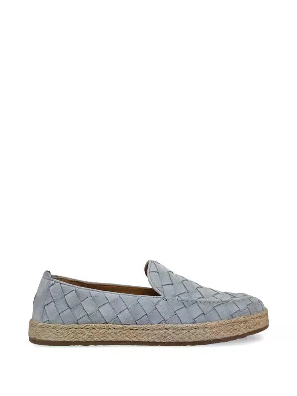 HENDERSON BARACCO Tahiti Woven Espadrille Loafers - Blue