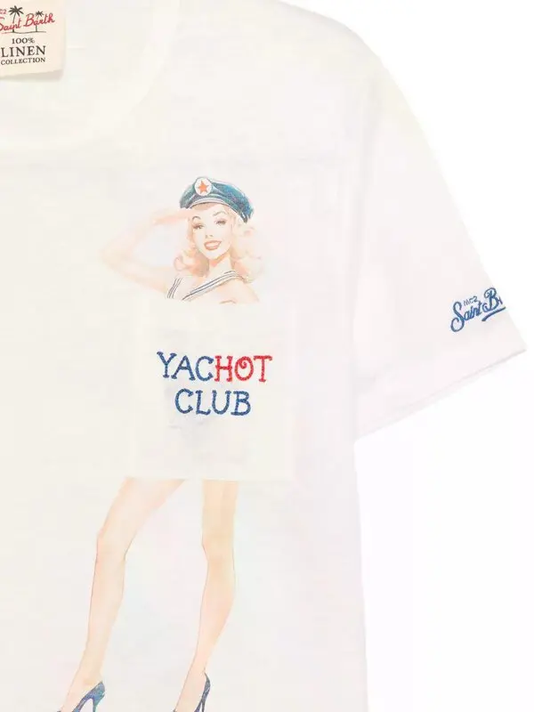 MC2 SAINT BARTH Ecstasea Print-detail Pocket T-shirt