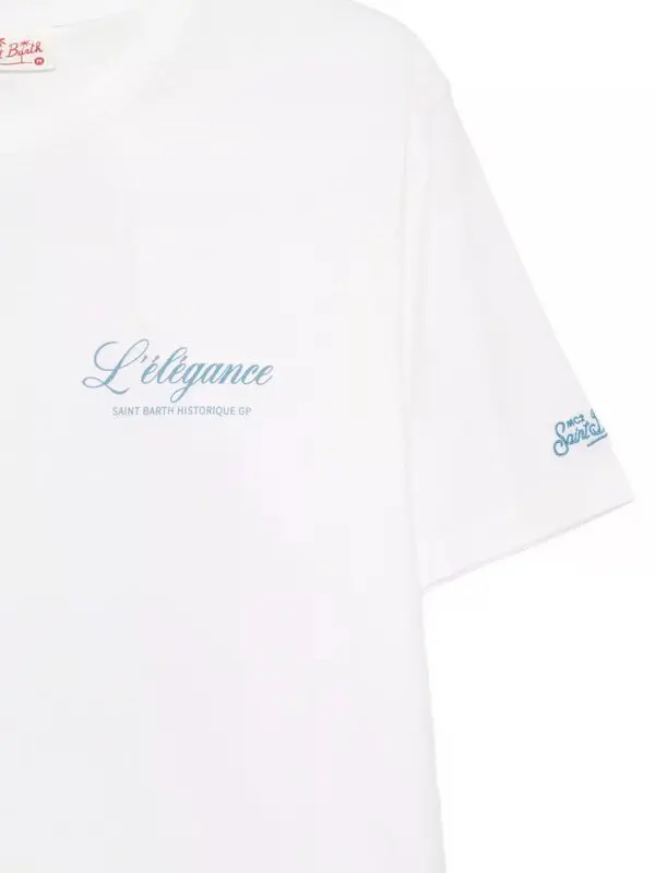 MC2 SAINT BARTH Portland Logo-print Round-neck T-shirt
