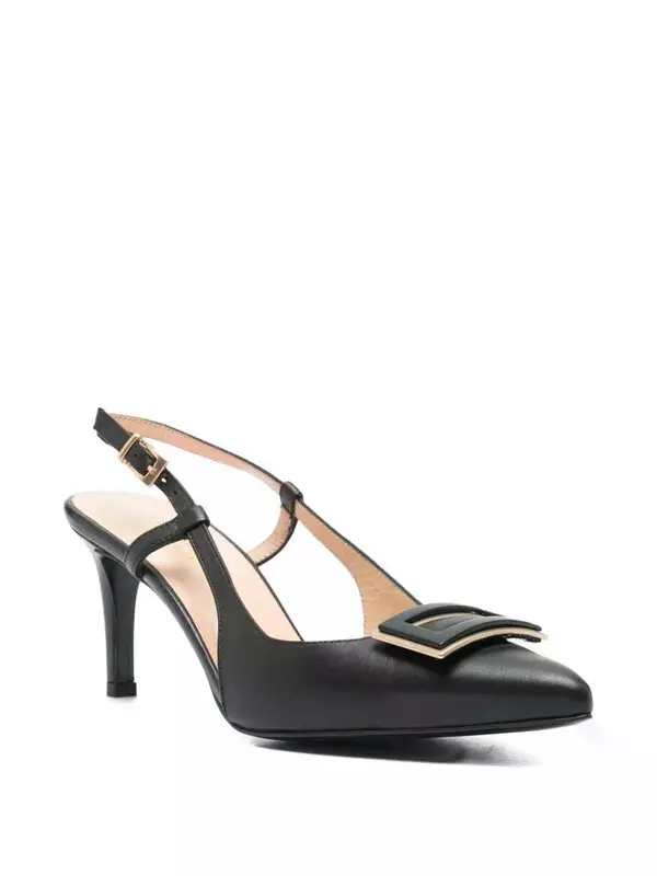 SERGIO MORETTI FIRENZE Buckle-detail Slingback Pumps
