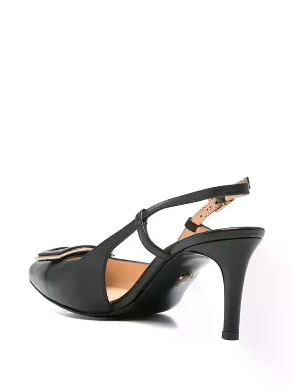 SERGIO MORETTI FIRENZE Buckle-detail Slingback Pumps