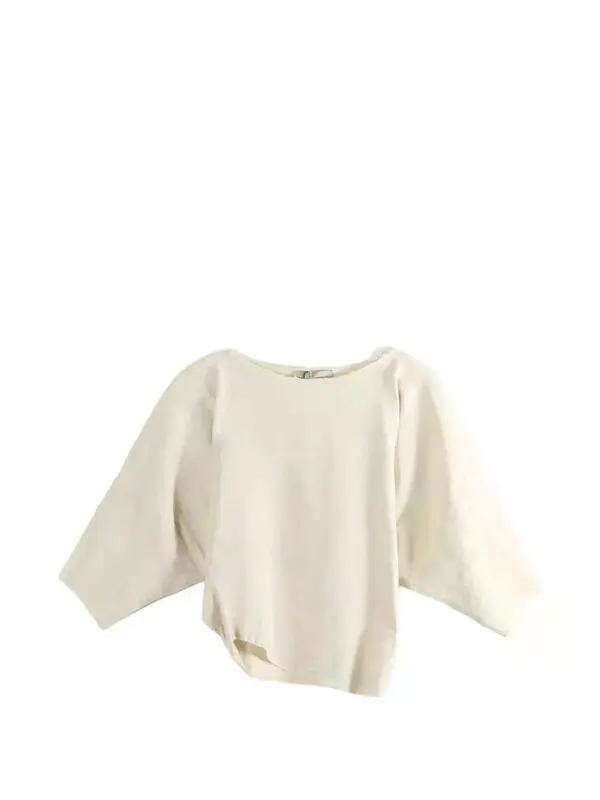 CORTANA Asymmetric Cropped Top