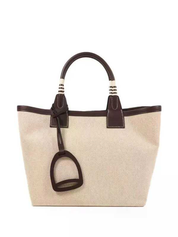 Hermès Steeple Canvas Tote Bag