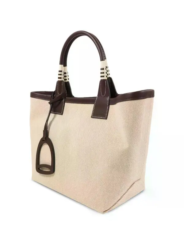 Hermès Steeple Canvas Tote Bag