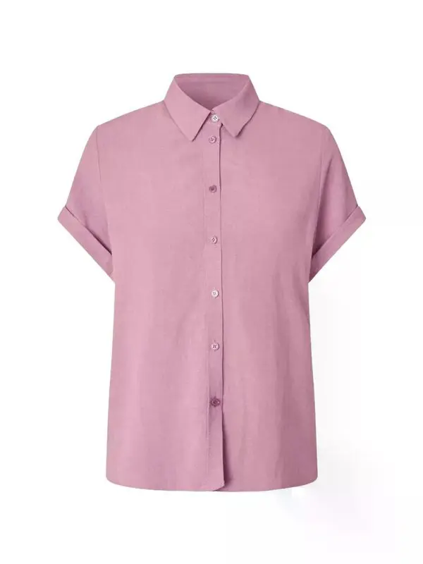 SAMSOE SAMSOE Short-sleeved Shirt - Pink