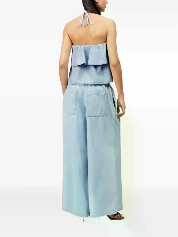 DRYKORN Halterneck Blouse With Ruffled Detailing