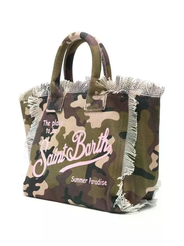 MC2 SAINT BARTH Colette Camouflage Print Tote Bag