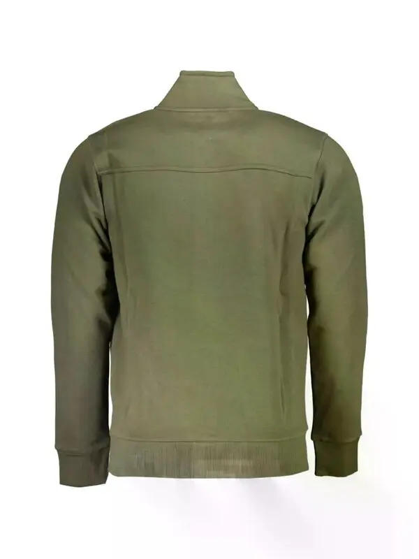 U.S. Grand Embroidered Logo Zip-up Sweatshirt - Green