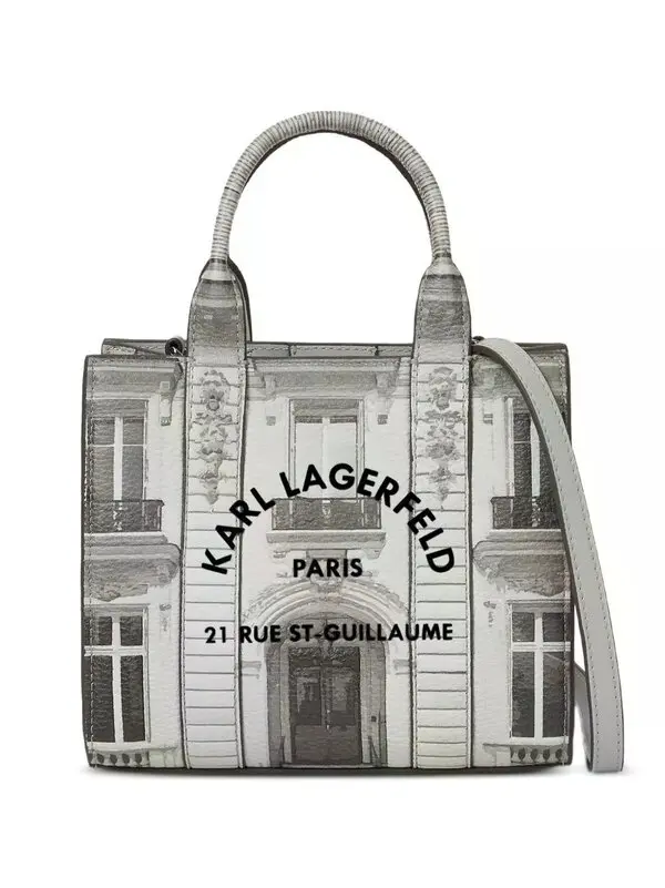 Karl Lagerfeld Exclusive Maison De Karl Mini Tote Bag - Grey