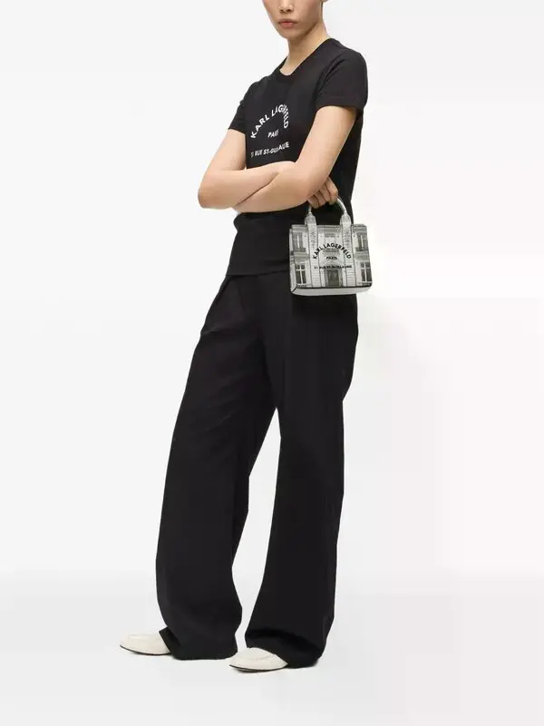 Karl Lagerfeld Exclusive Maison De Karl Mini Tote Bag - Grey