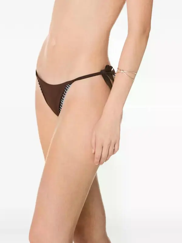 KIÓHNE Zoe Hand-embroidered Bikini Bottoms