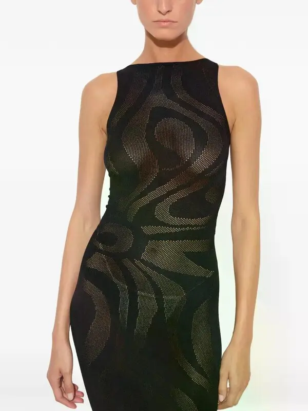Emilio Pucci Seamless Fitted Dress In Marmo Jacquard