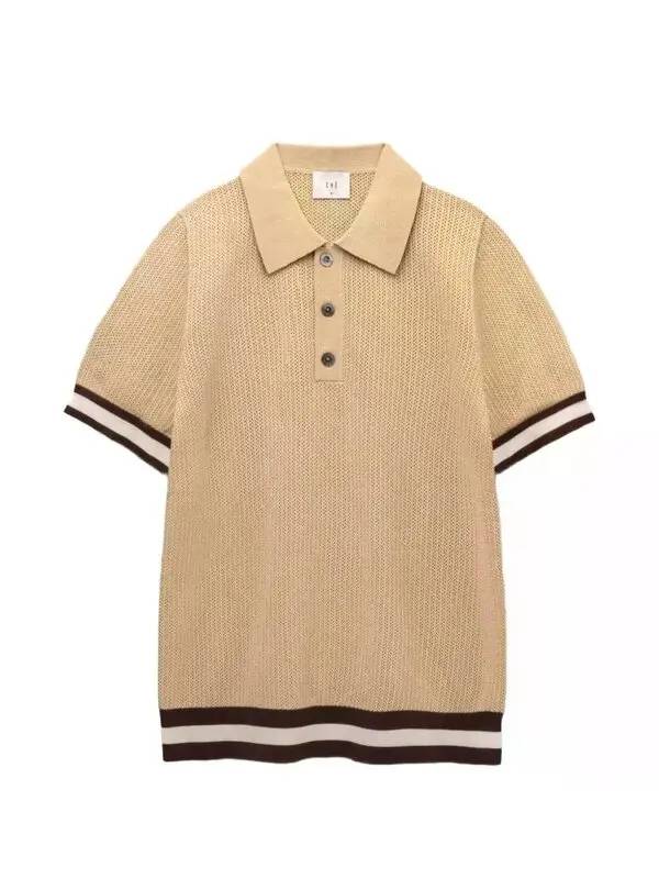 CHE Quinn Striped-trim Polo Shirt