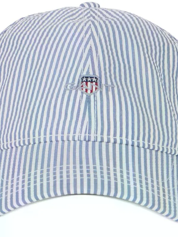 Gant Striped Seersucker Cap