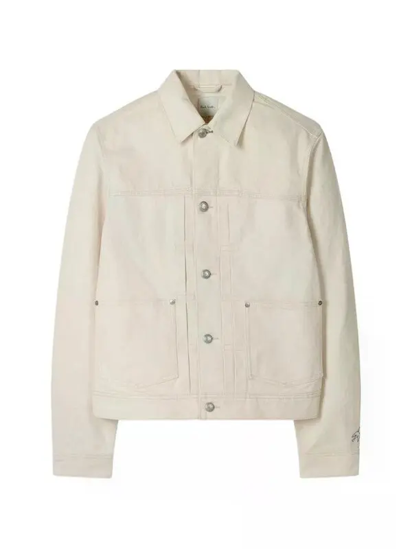 Paul Smith Pleated-detail Denim Jacket