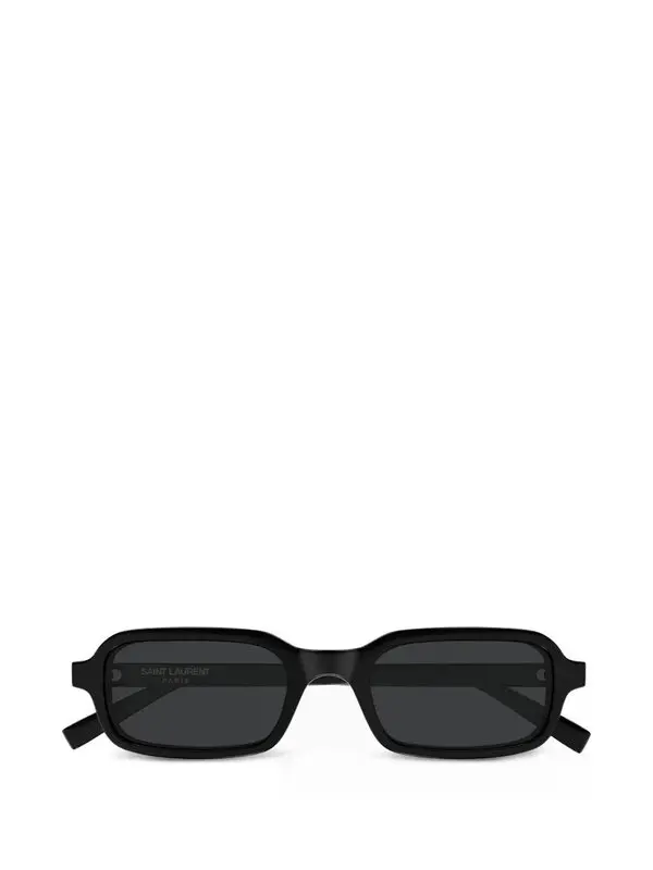 Saint Laurent Rectangle Frame Sunglasses - Black