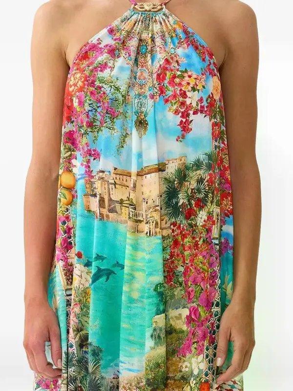 Camilla Embellished Printed Maxi Dress