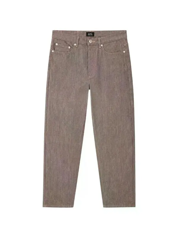 A.p.c. Martin Straight-leg Five-pocket Jeans - Brown