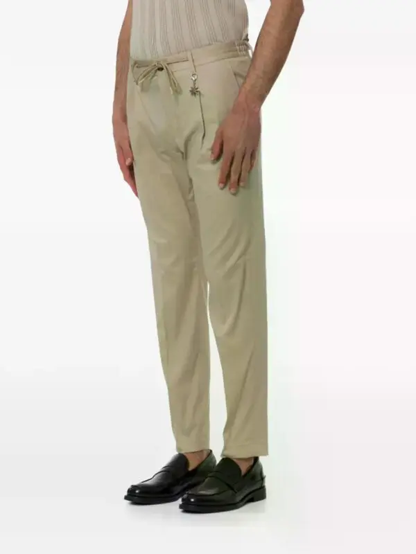 MANUEL RITZ Pleated Drawstring-waist Trousers