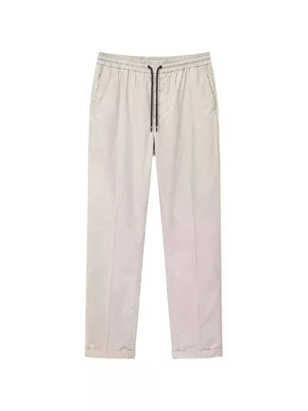 MASON'S Drawstring Waistband Pressed Crease Trousers