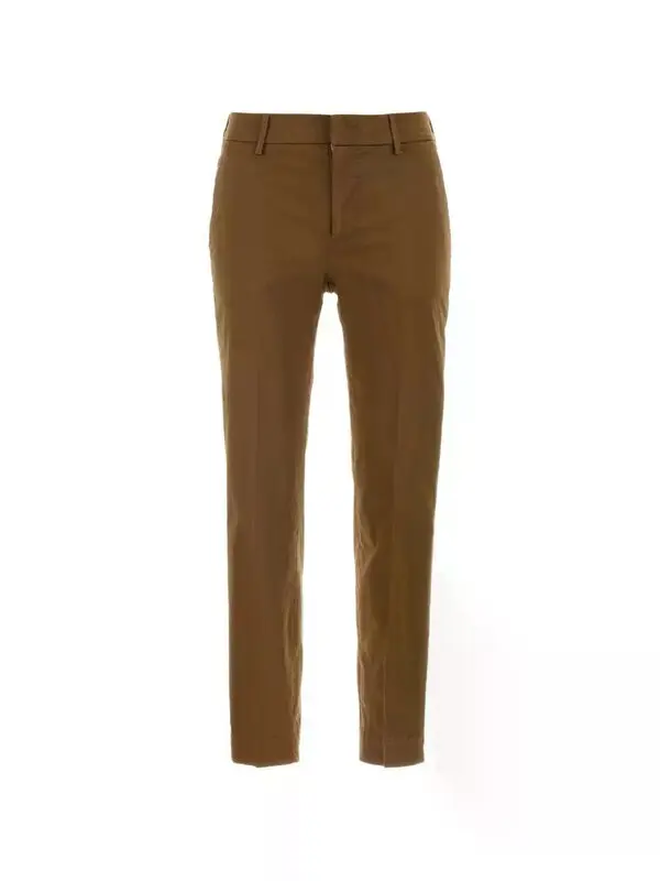 PT TORINO Slim Fit Trousers - Brown