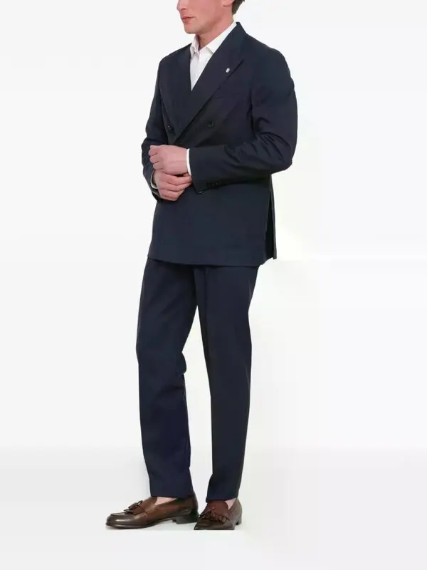 MANUEL RITZ Double-breasted Peak-lapel Suit