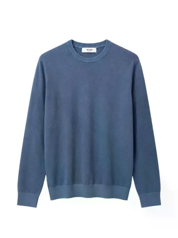 MASQ Crew Neck Long Sleeve Sweatshirt - Blue