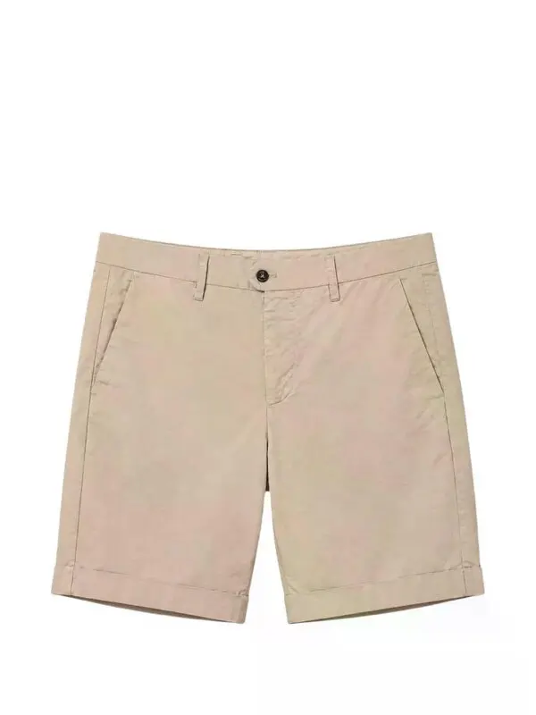 MASON'S Turn-up Cuff Shorts - Neutrals