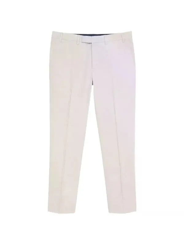 PT TORINO Pressed Crease Slim-fit Trousers - Grey