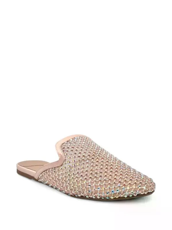 LE SILLA Gilda Crystal-embellished Mesh Mules