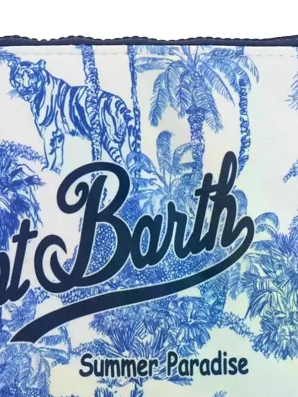 MC2 SAINT BARTH Aline Logo-print Clutch Bag