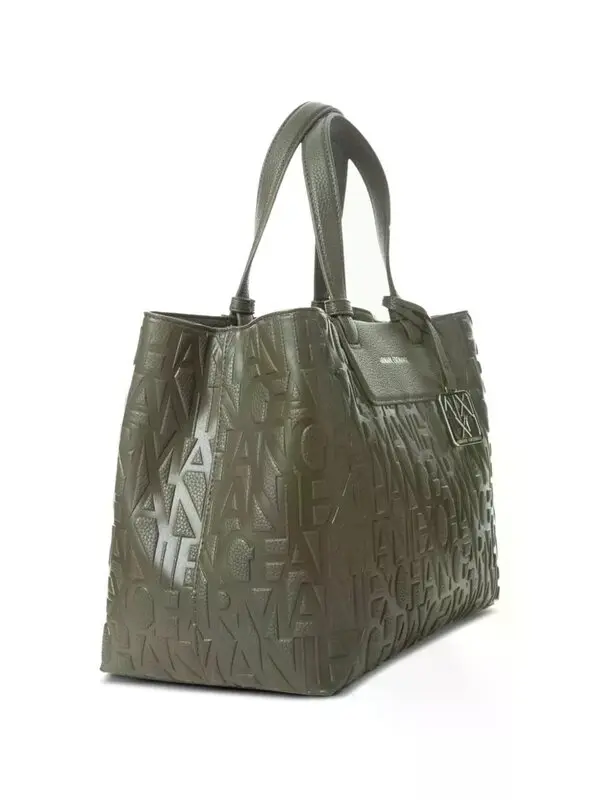 Armani Exchange Logo-embossed Tote Bag
