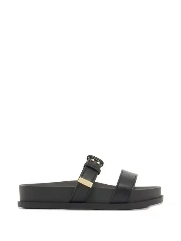 Armani Exchange Two-strap Buckled Sandals
