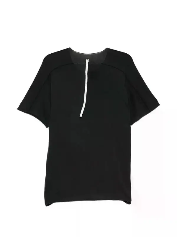 LABEL UNDER CONSTRUCTION Cotton Sweater With Short Sleeves