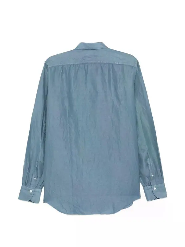 FINAMORE 1925 Spread-collar Button-up Shirt