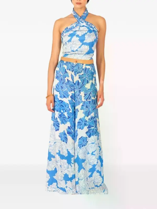 Poupette St Barth Clea" Floral Print Palazzo Pants
