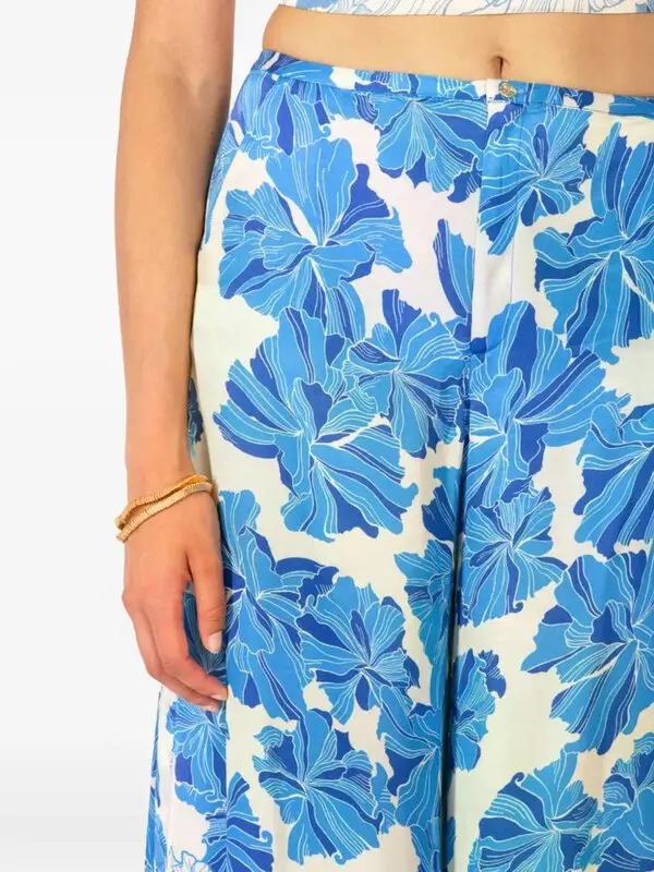 Poupette St Barth Clea" Floral Print Palazzo Pants