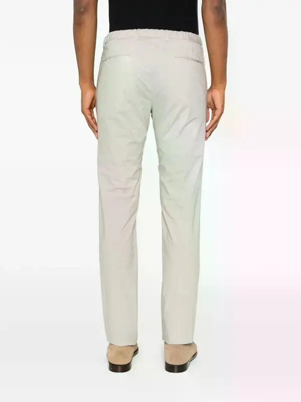Incotex Light Gray Belt Loops Trousers
