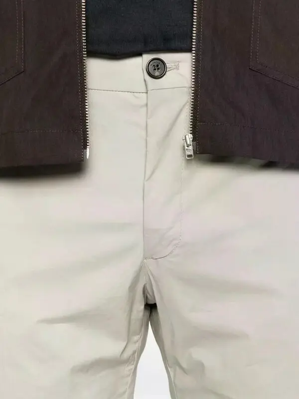 Incotex Light Gray Belt Loops Trousers