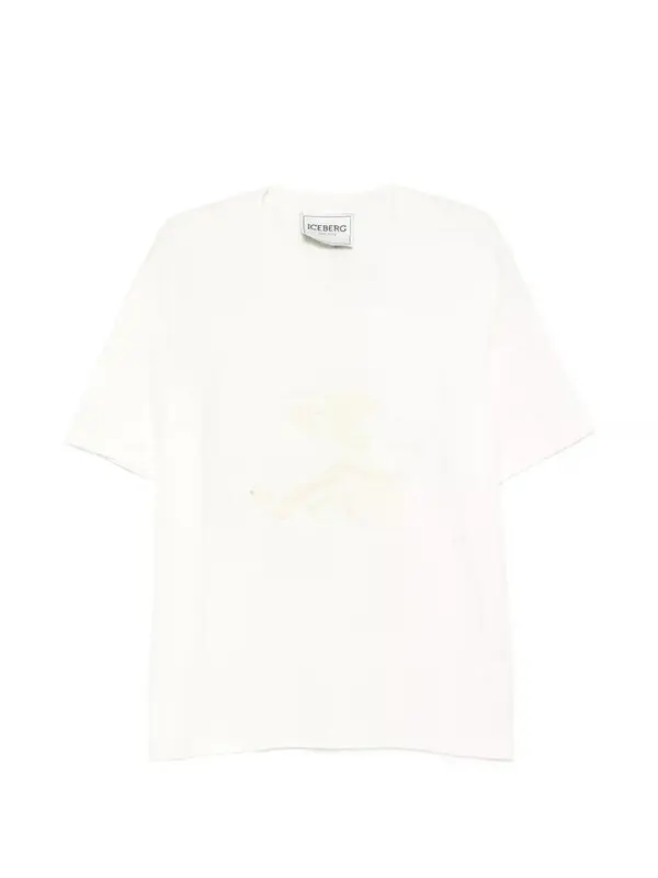 Iceberg Graphic Print T-shirt - Neutrals