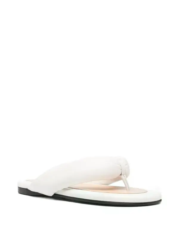 Carven Padded Leather Sandals
