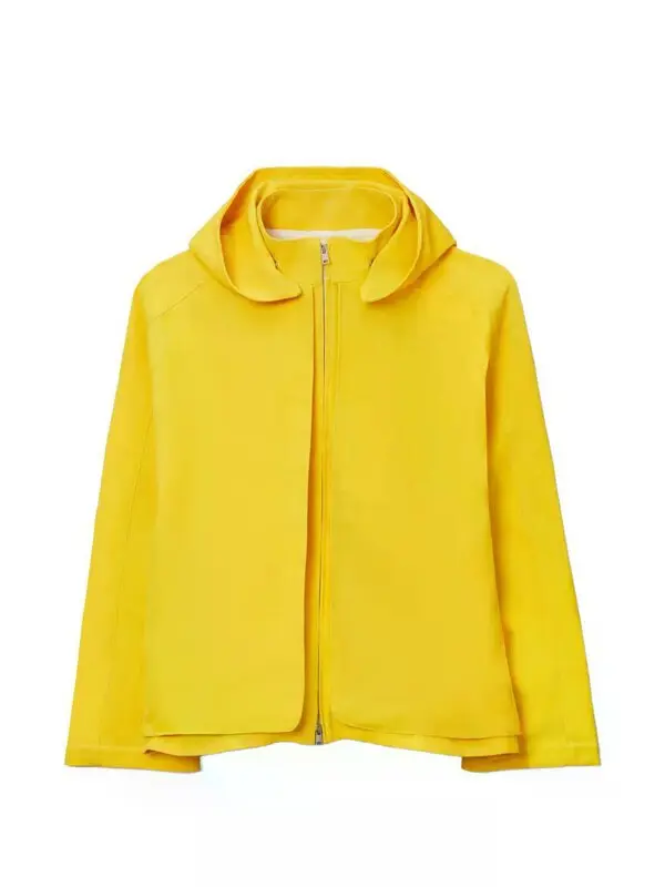 Tory Burch Oversized Waxed Canvas Jacket - Yellow