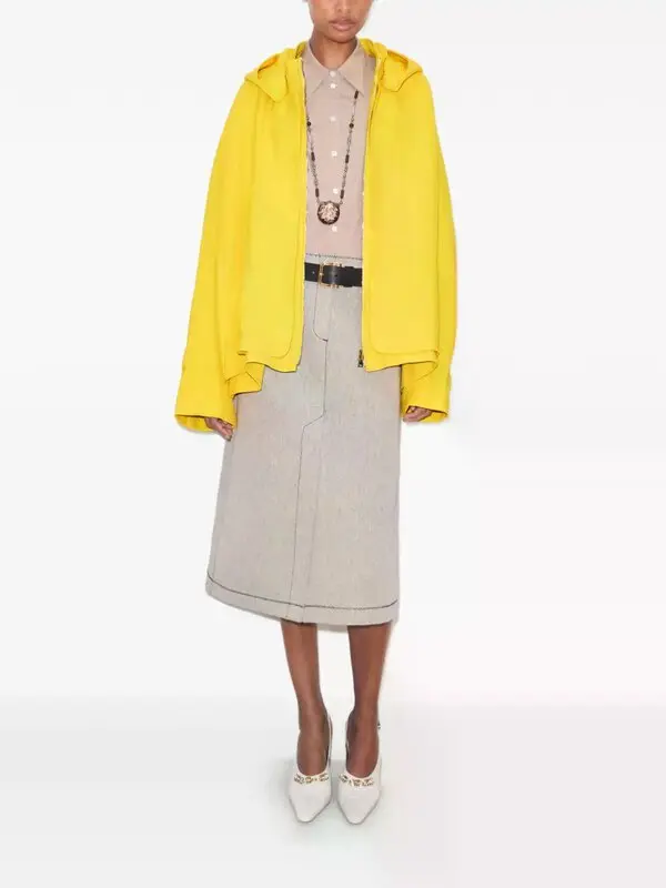 Tory Burch Oversized Waxed Canvas Jacket
