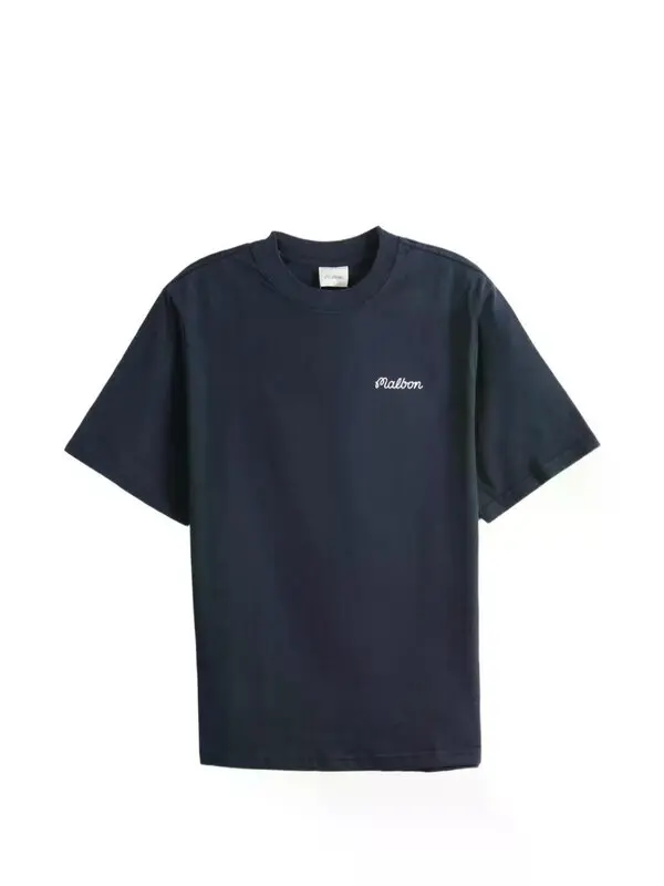 MALBON Logo-lettering Graphic-print T-shirt