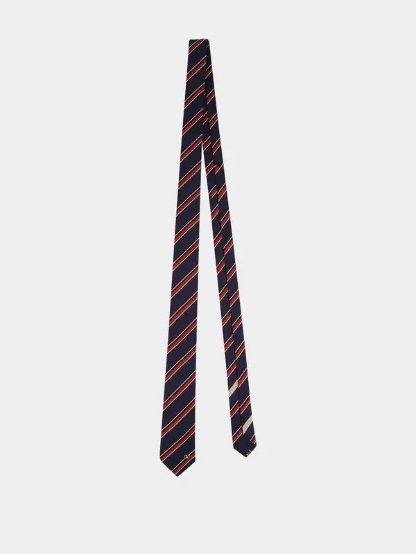 Valentino Garavani Jacquard Silk Neck Tie - Multicolour