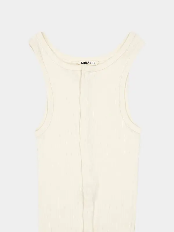 Auralee Organic Rib Tank Top