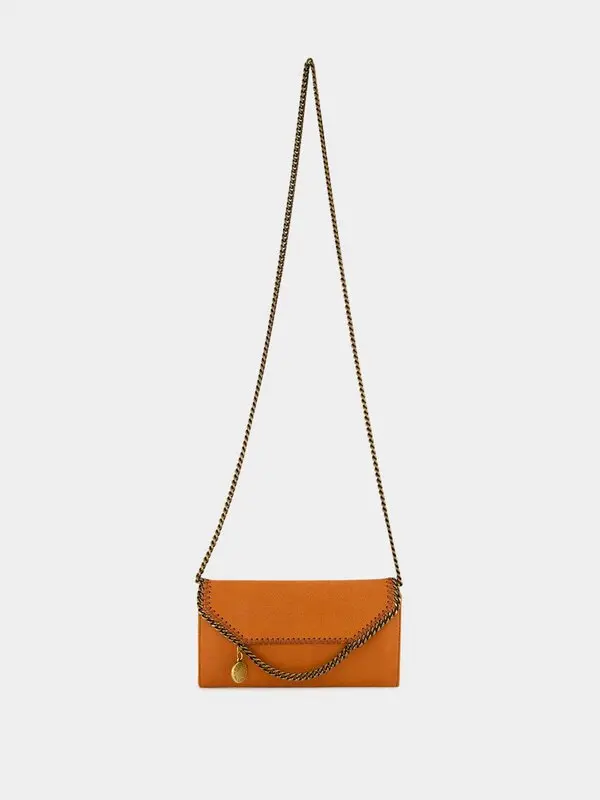Stella McCartney Falabella Continental Crossbody Bag - Orange